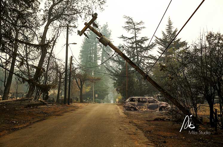 Radiation Measurements Taken in Burned City of Paradise